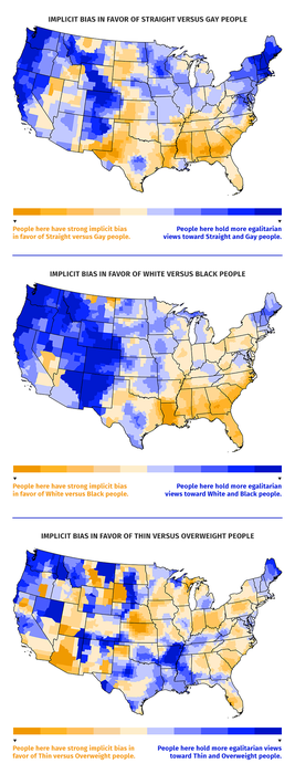 Color-coded maps reveal bias in the US | EurekAlert!