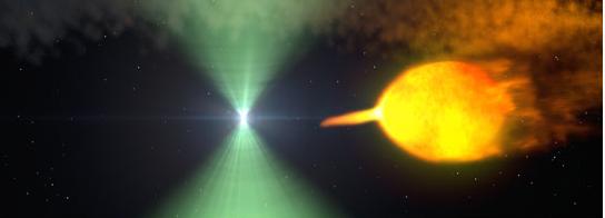 Binary Star System [IMAGE] | EurekAlert! Science News Releases