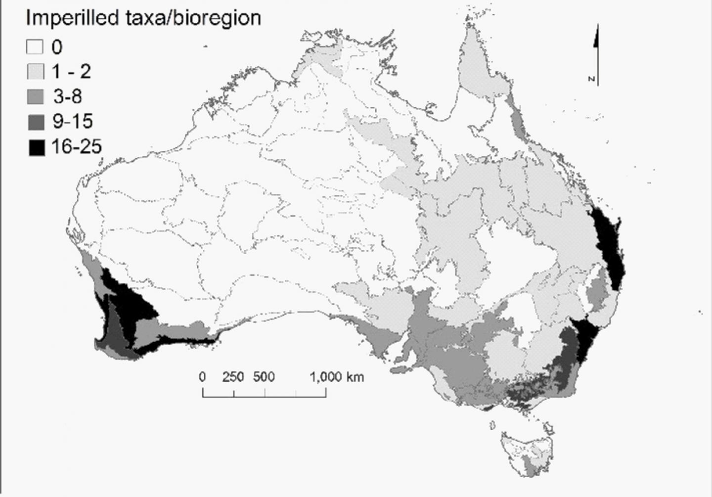 Location of Top 100 Imperilled [IMAGE] | EurekAlert! Science News Releases