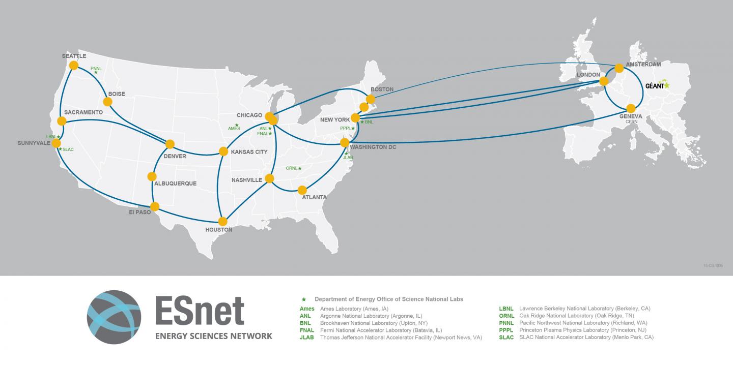 DOE's High-Speed Network [IMAGE] | EurekAlert! Science News Releases