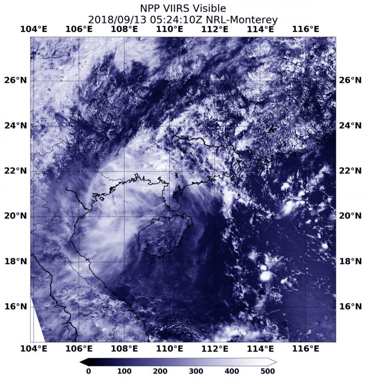 Suomi NPP image of Barijat [IMAGE] | EurekAlert! Science News Releases