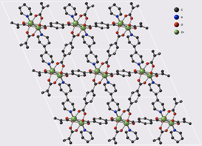 Structure of the Metal-Organic [IMAGE] | EurekAlert! Science News Releases