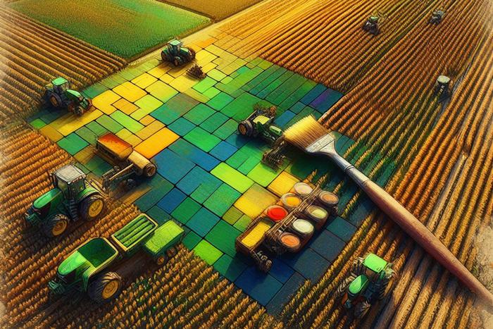 AI-generated graphic: cornfiel [IMAGE] | EurekAlert! Science News Releases