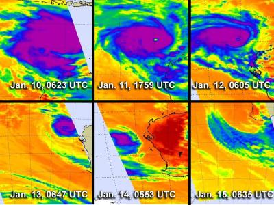NASA Sees Cyclone Narelle over [IMAGE] | EurekAlert! Science News Releases