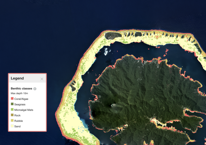 Benthic Map, Central South Pac [IMAGE] | EurekAlert! Science News Releases
