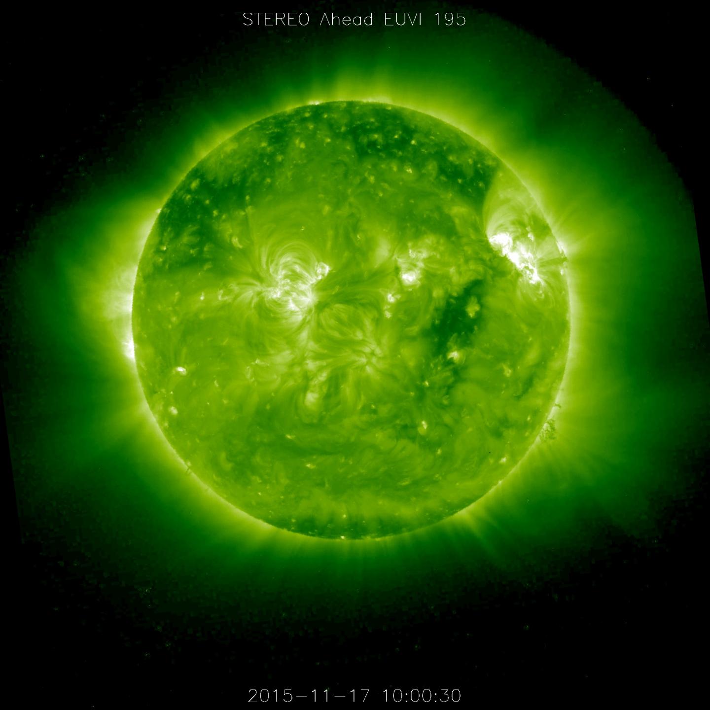 The Sun Seen from STEREO-A [IMAGE] | EurekAlert! Science News Releases