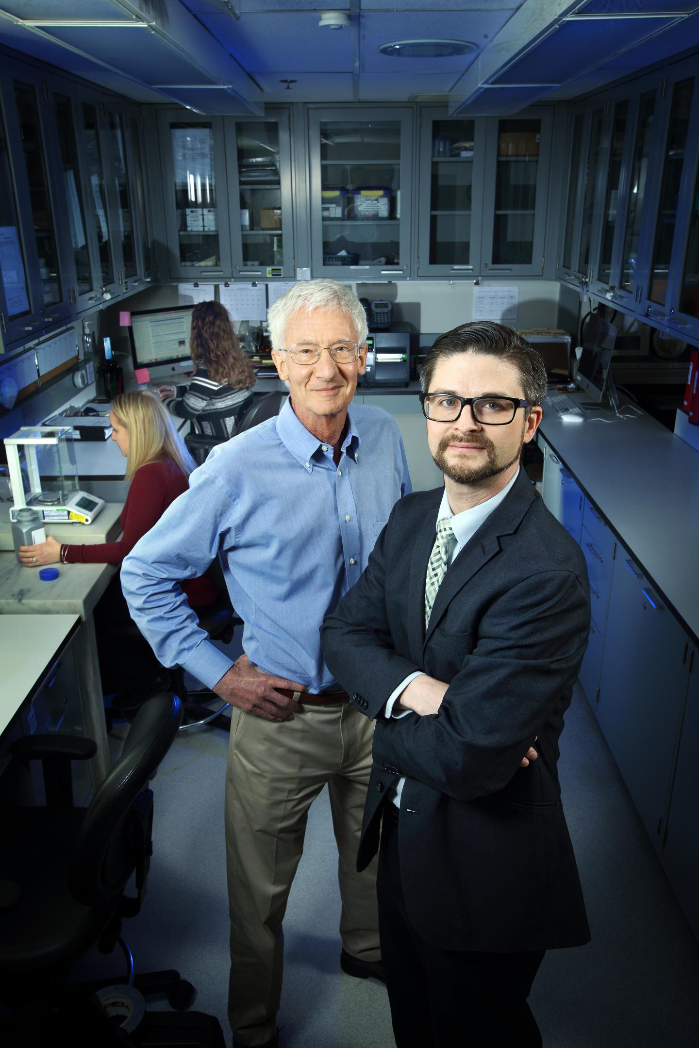Roland Griffiths (left) and Ma [IMAGE] | EurekAlert! Science News Releases