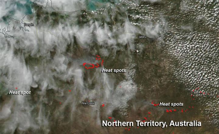 Fires in Australia's Northern Territory | EurekAlert!