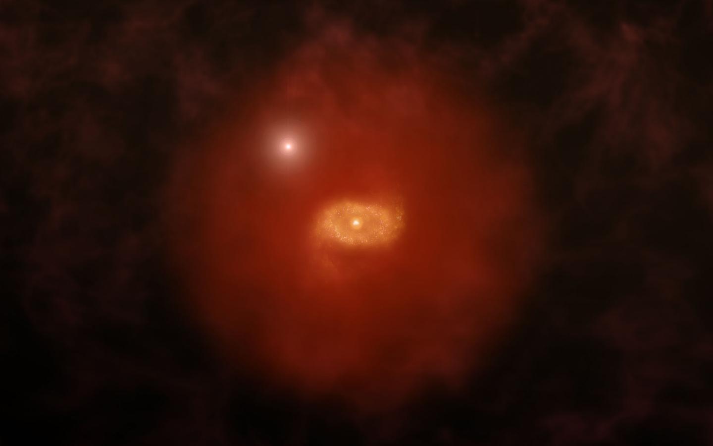 Two Quasars Shine a Light on Early Galaxy Dev | EurekAlert!