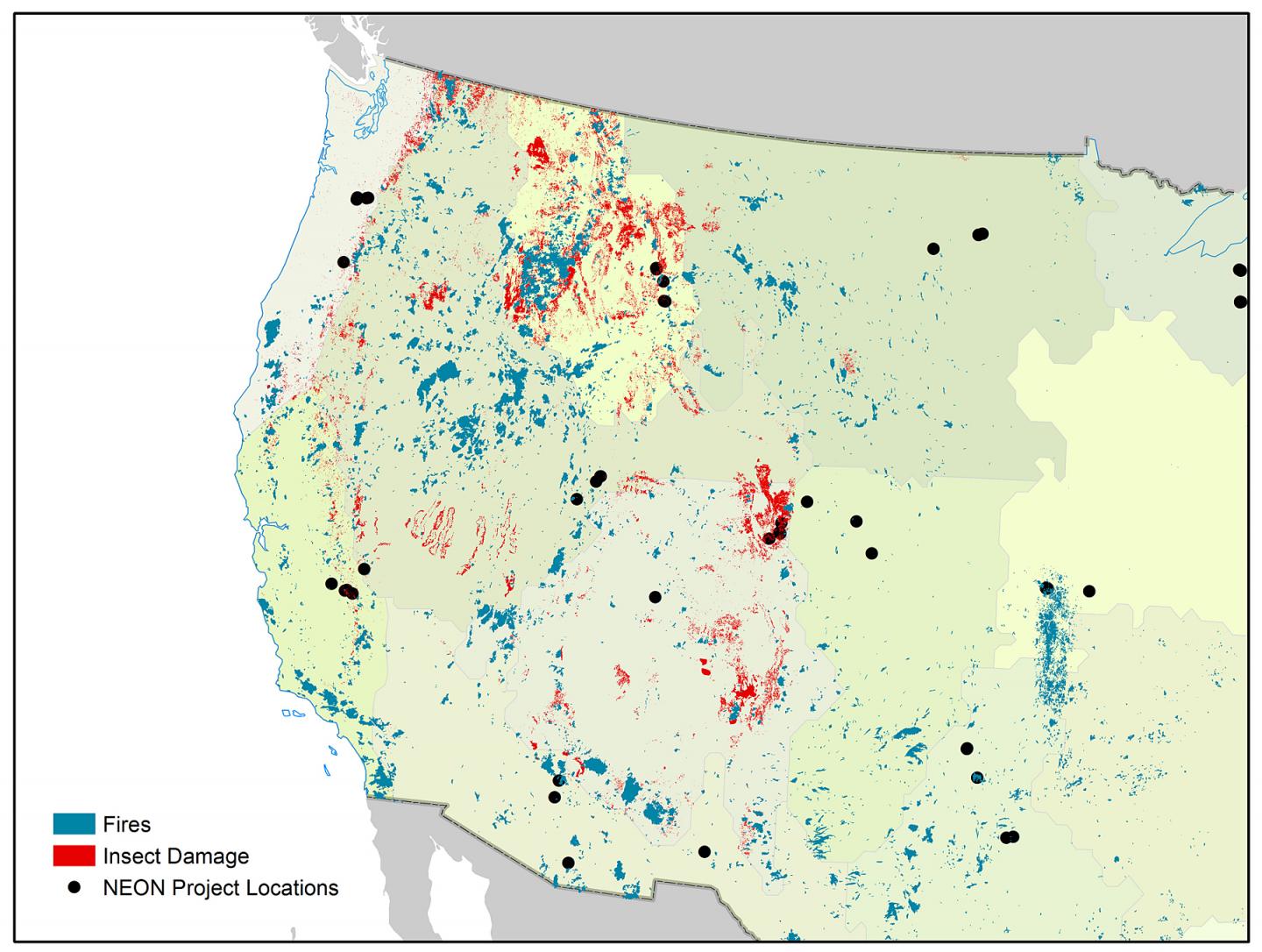 Ecosystem Disturbance Map [IMAGE] | EurekAlert! Science News Releases