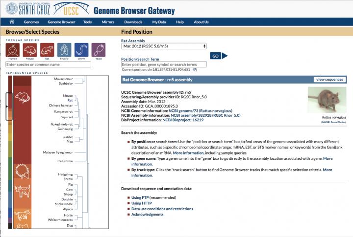 New Genome Browser product gives freedom to e | EurekAlert!