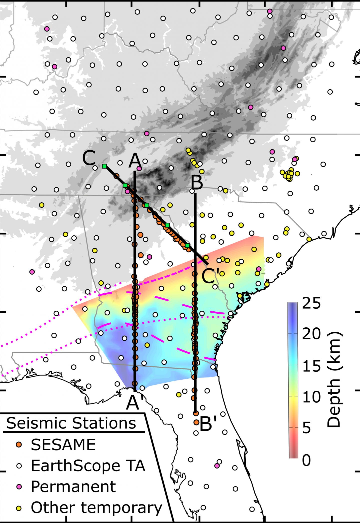 Scientists reconstruct formation of the south | EurekAlert!