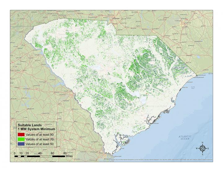 Lands Suitable for Generating [IMAGE] | EurekAlert! Science News Releases
