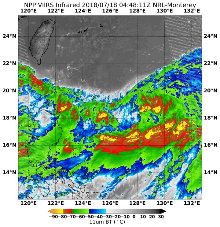 Suomi NPP satellite finds an elongated Tropic | EurekAlert!