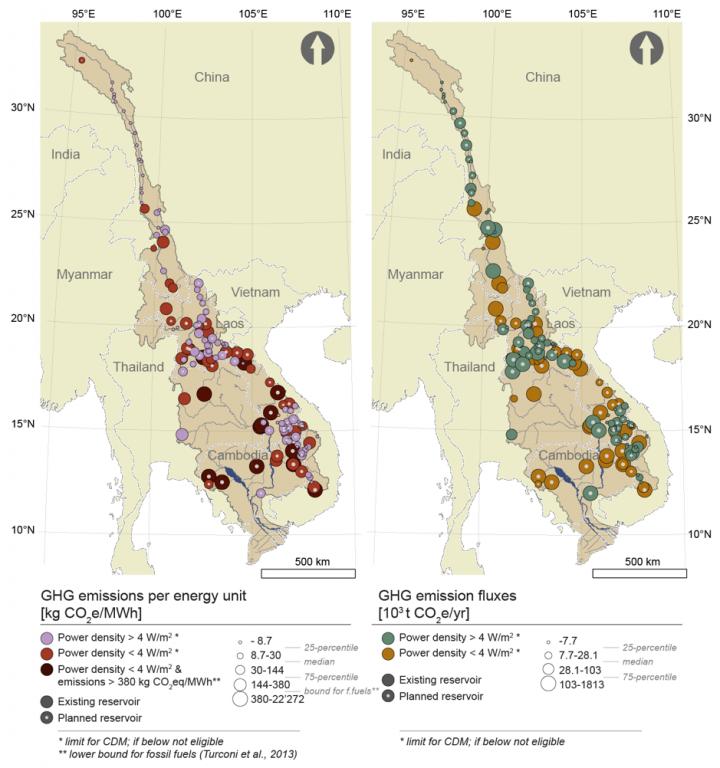 Greenhouse gas emissions of hydropower in the | EurekAlert!