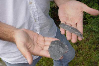 Metin Eren with Stone Tools (1 [IMAGE] | EurekAlert! Science News Releases