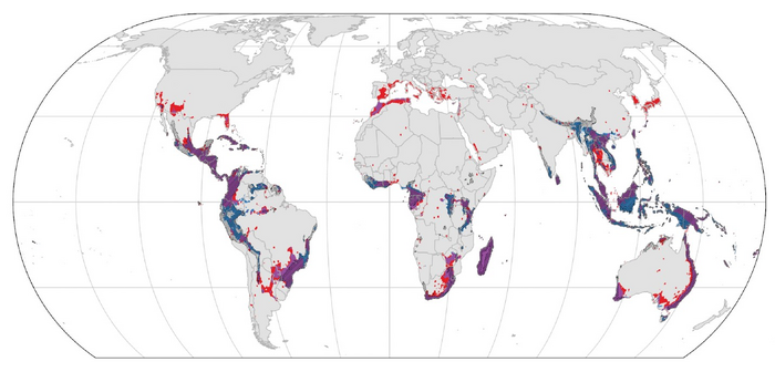 A map highlighting species rar [IMAGE] | EurekAlert! Science News Releases