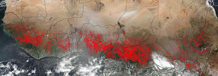 Farming Creates Fire Line Across Central Afri | EurekAlert!