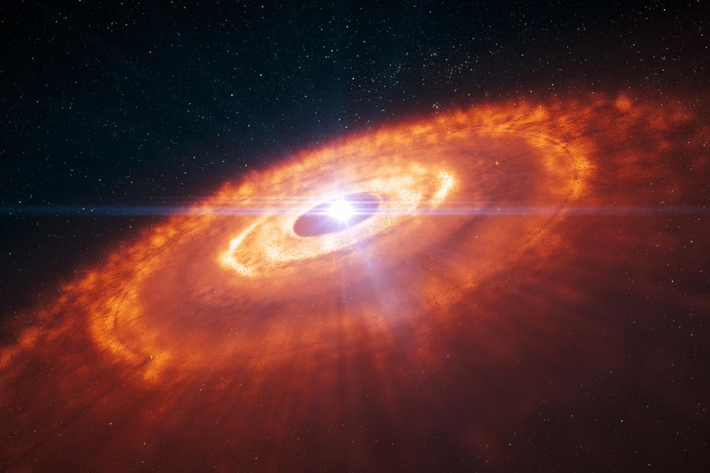 A Protoplanetary Disk [IMAGE] | EurekAlert! Science News Releases