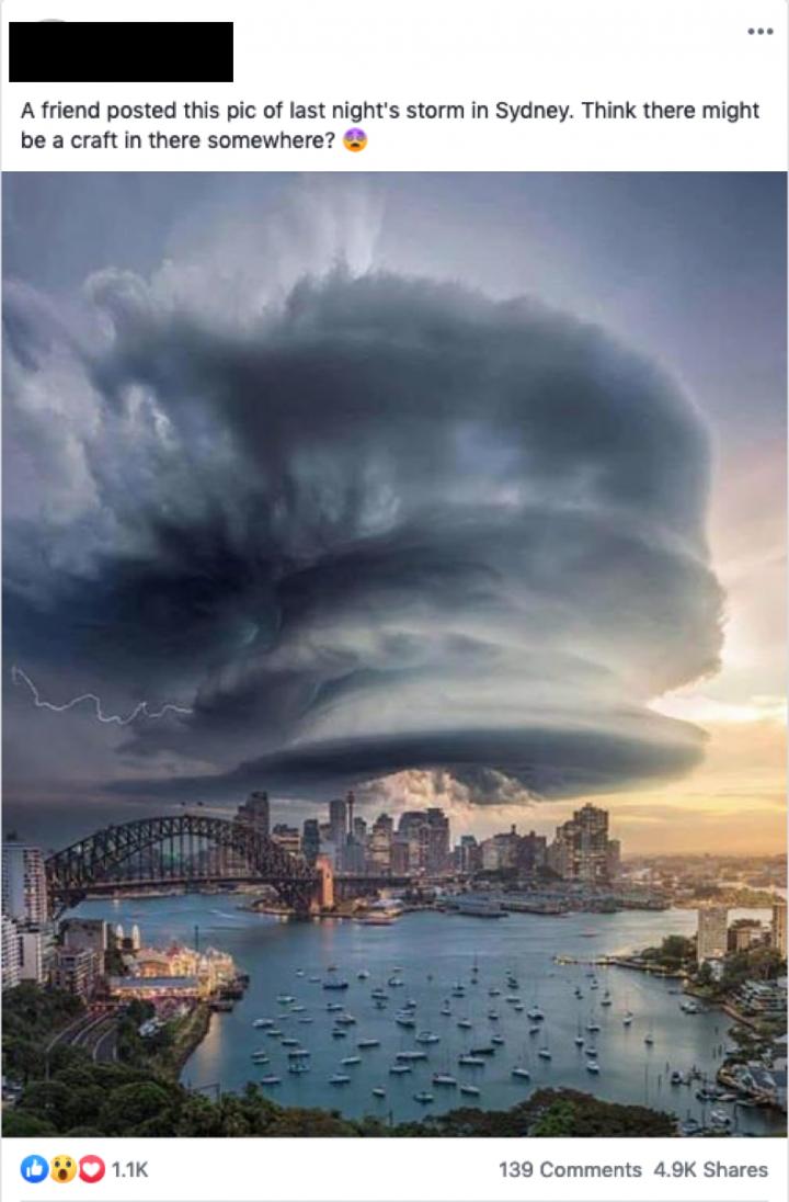 Example Facebook Post (storm) [IMAGE] | EurekAlert! Science News Releases