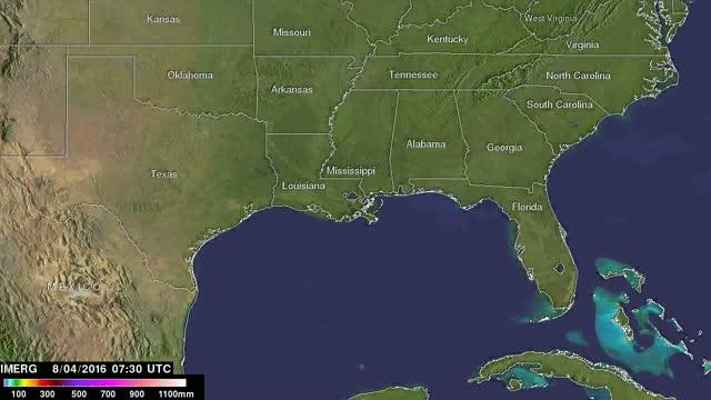 Extreme rainfall along gulf coast measured by | EurekAlert!