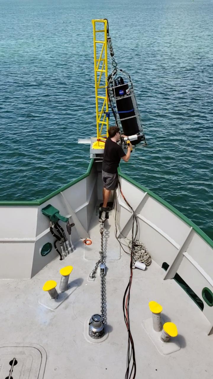 Brian Collister using Lidar [IMAGE] | EurekAlert! Science News Releases