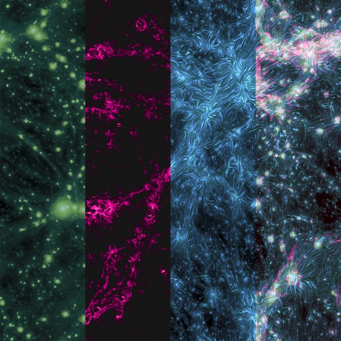 Cosmic Web - Composite slides. [IMAGE] | EurekAlert! Science News Releases