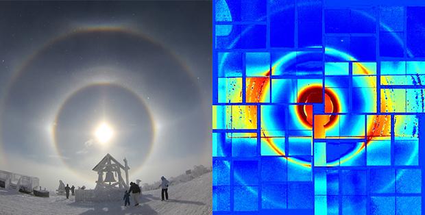 Ice Diffraction in the Atmosph [IMAGE] | EurekAlert! Science News Releases