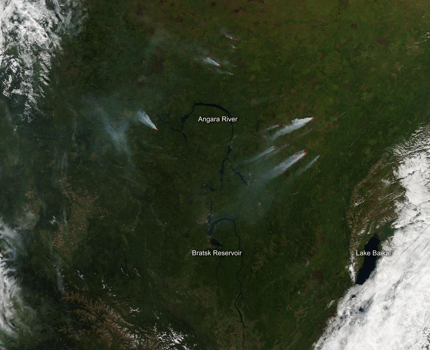 Russia Fire Season Slows Down [IMAGE] | EurekAlert! Science News Releases