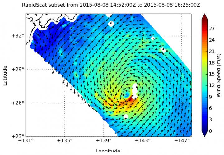 RapidScat Image of Molave [IMAGE] | EurekAlert! Science News Releases
