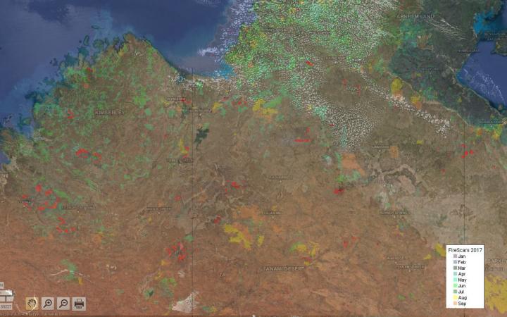Overlay of NAFI Fire Map over [IMAGE] | EurekAlert! Science News Releases