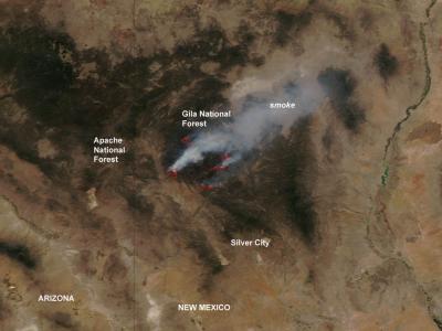NASA Image of Whitewater-Baldy fire, New Mexi | EurekAlert!
