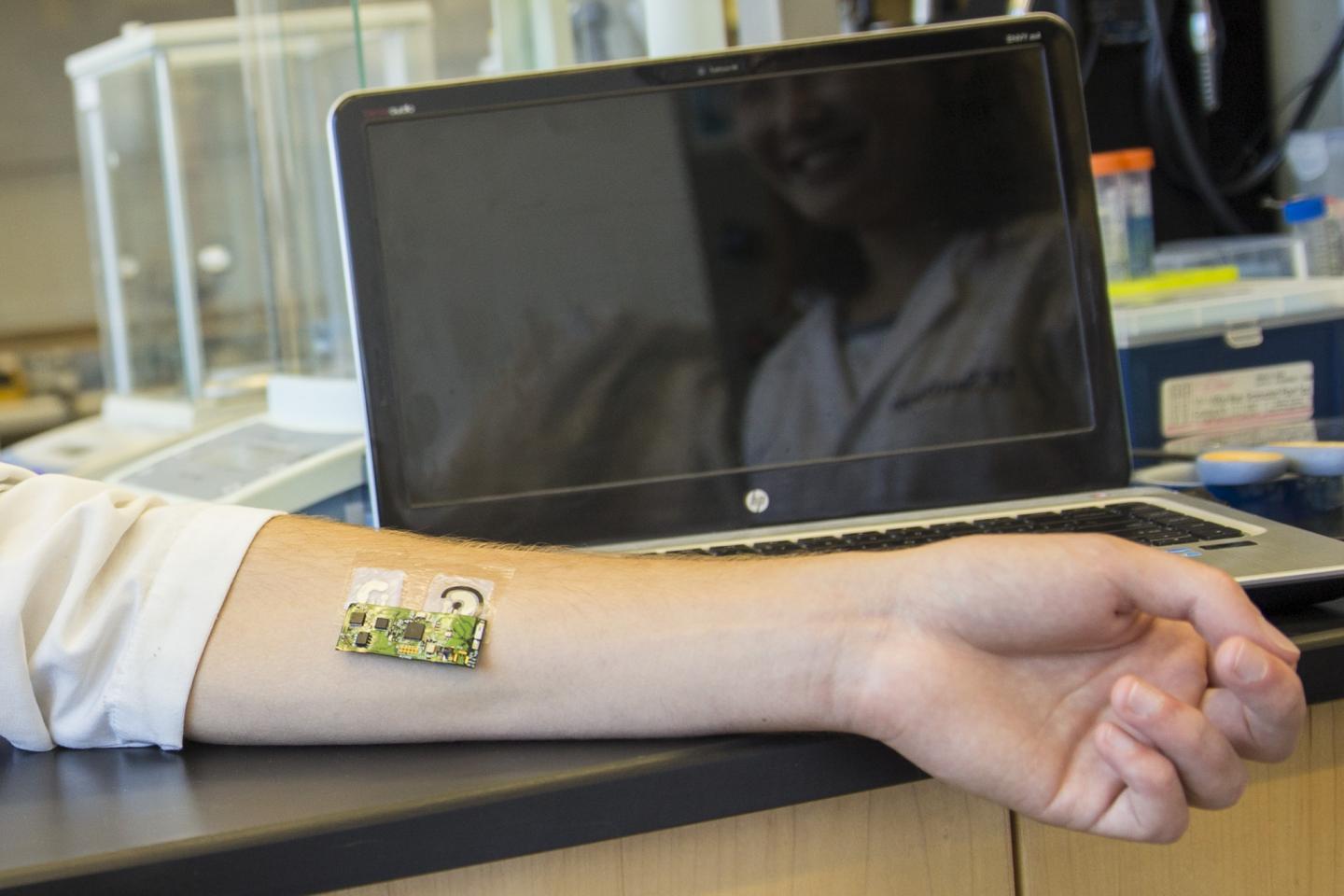 Flexible wearable electronic skin patch offer | EurekAlert!