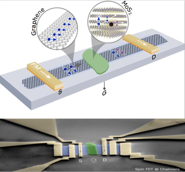 Schematic of Graphene-MoS2 Het [IMAGE] | EurekAlert! Science News Releases