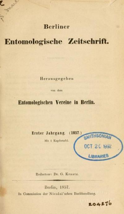 2 of the oldest German journals in Zoology go | EurekAlert!