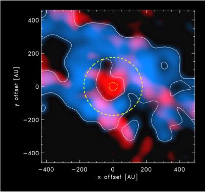 Protostar Surrounded by Gas an [IMAGE] | EurekAlert! Science News Releases