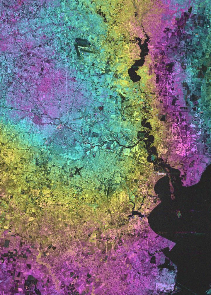 Houston Interferogram [IMAGE] | EurekAlert! Science News Releases