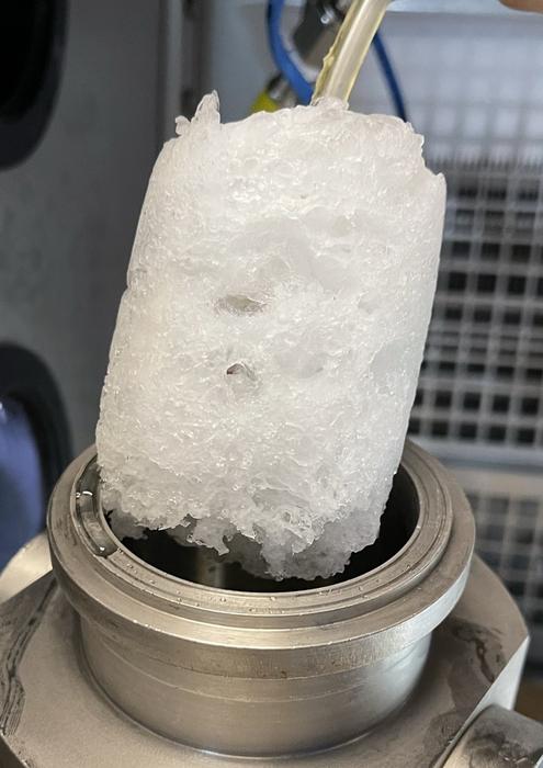 Co2 hydrates 1 [IMAGE] | EurekAlert! Science News Releases