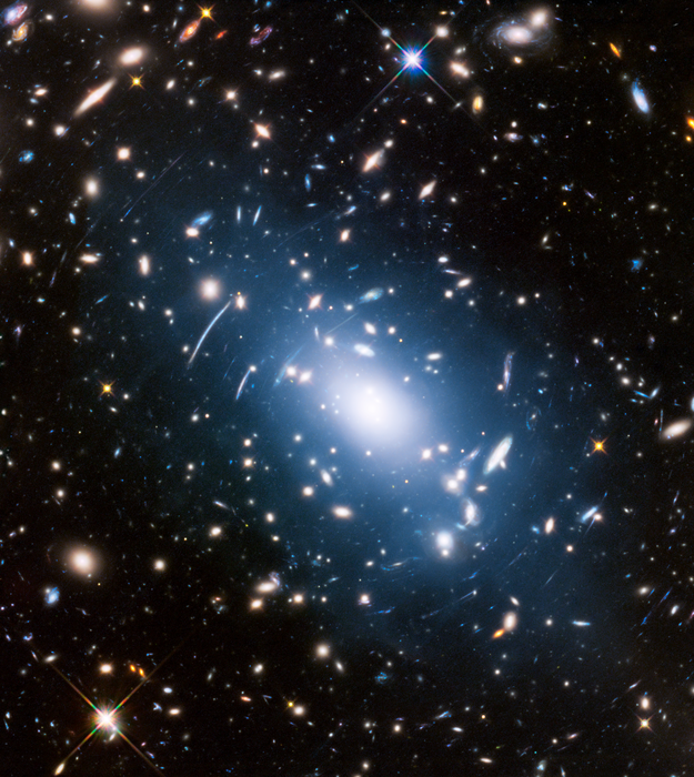 Massive galaxy cluster Abell S [IMAGE] | EurekAlert! Science News Releases