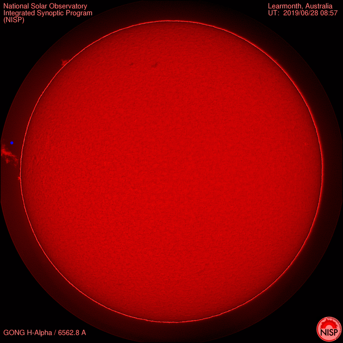 Whole Sun (in red) [IMAGE] | EurekAlert! Science News Releases