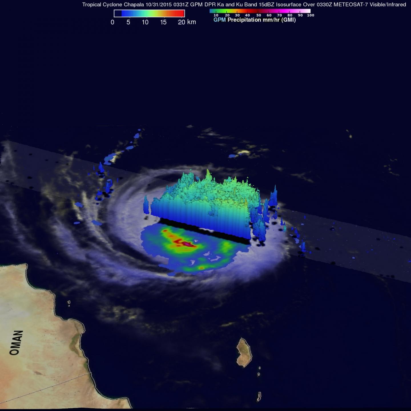 GPM Image of Chapala [IMAGE] | EurekAlert! Science News Releases