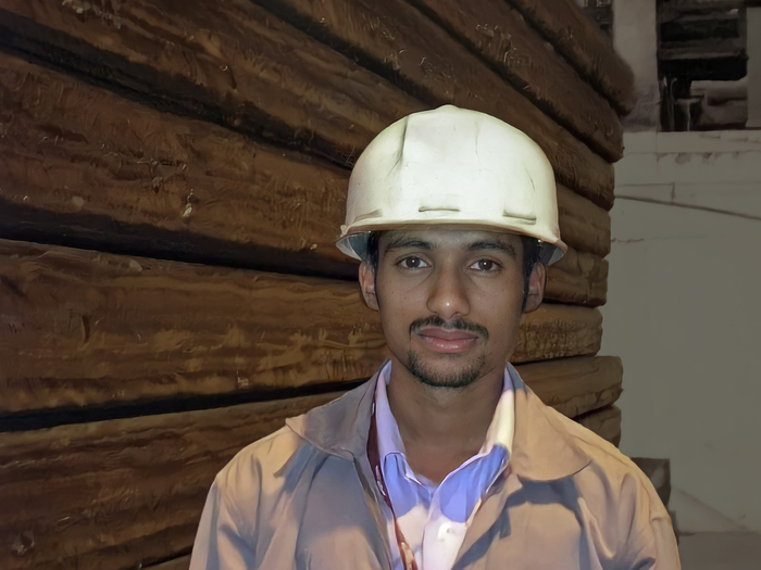 Arun Deveraj in a steel mill i [IMAGE] | EurekAlert! Science News Releases