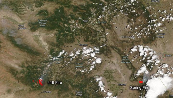 Colorado's 416 Fire and Spring Fire Heat Up | EurekAlert!