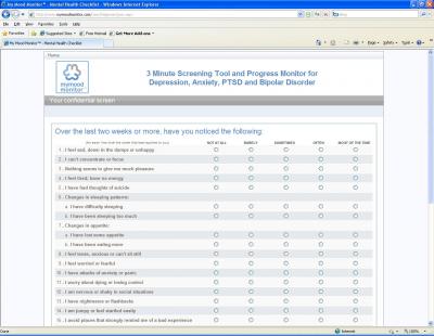 1-page questionnaire is effective screening t | EurekAlert!
