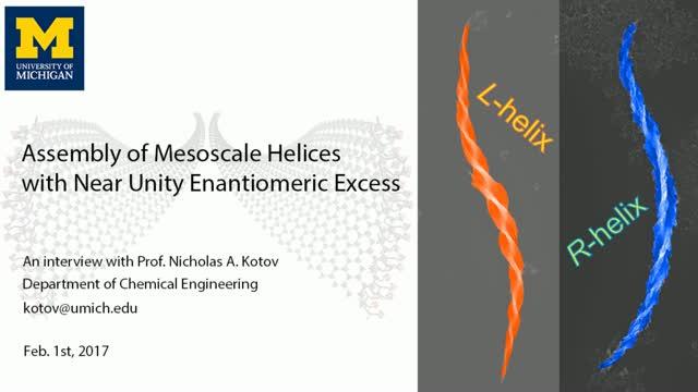 Assembly of mesoscale helices with near-unity | EurekAlert!