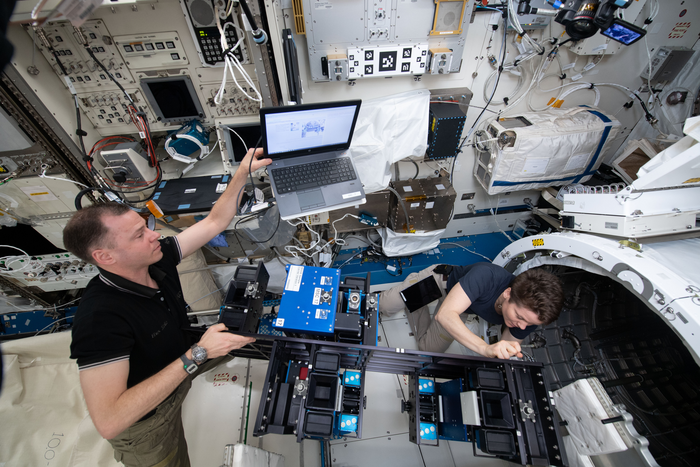 NASA astronauts Nick Hague and [IMAGE] | EurekAlert! Science News Releases
