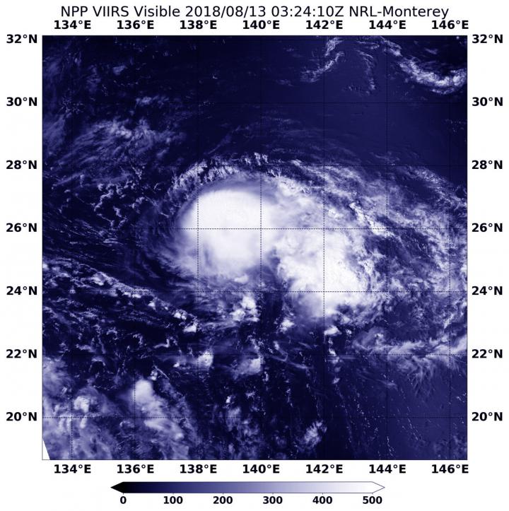 Suomi NPP Image of Leepi [IMAGE] | EurekAlert! Science News Releases