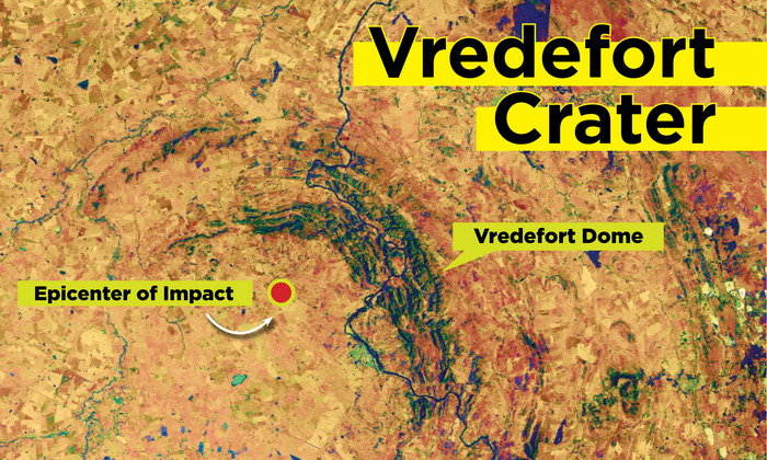 Vredefort crater [IMAGE] | EurekAlert! Science News Releases