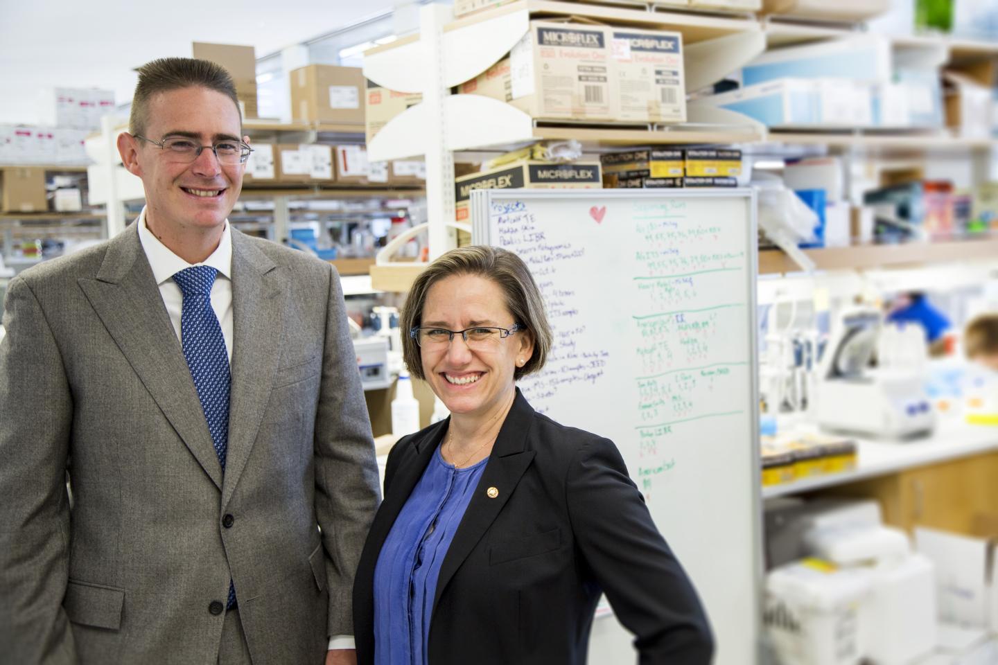 Rob Knight and Kit Pogliano [IMAGE] | EurekAlert! Science News Releases