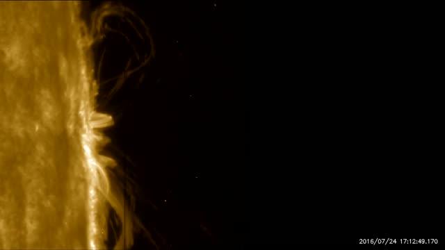 IRIS Spots Plasma Rain on Sun's Surface | EurekAlert!